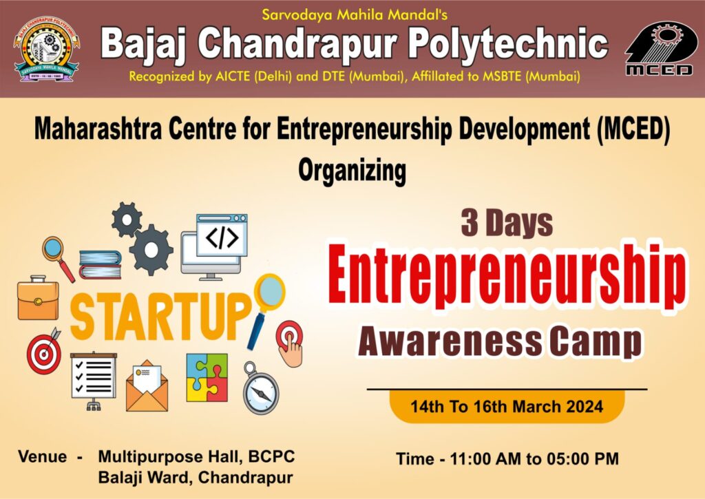 EDP Program – Bajaj Polytechnic Chandrapur